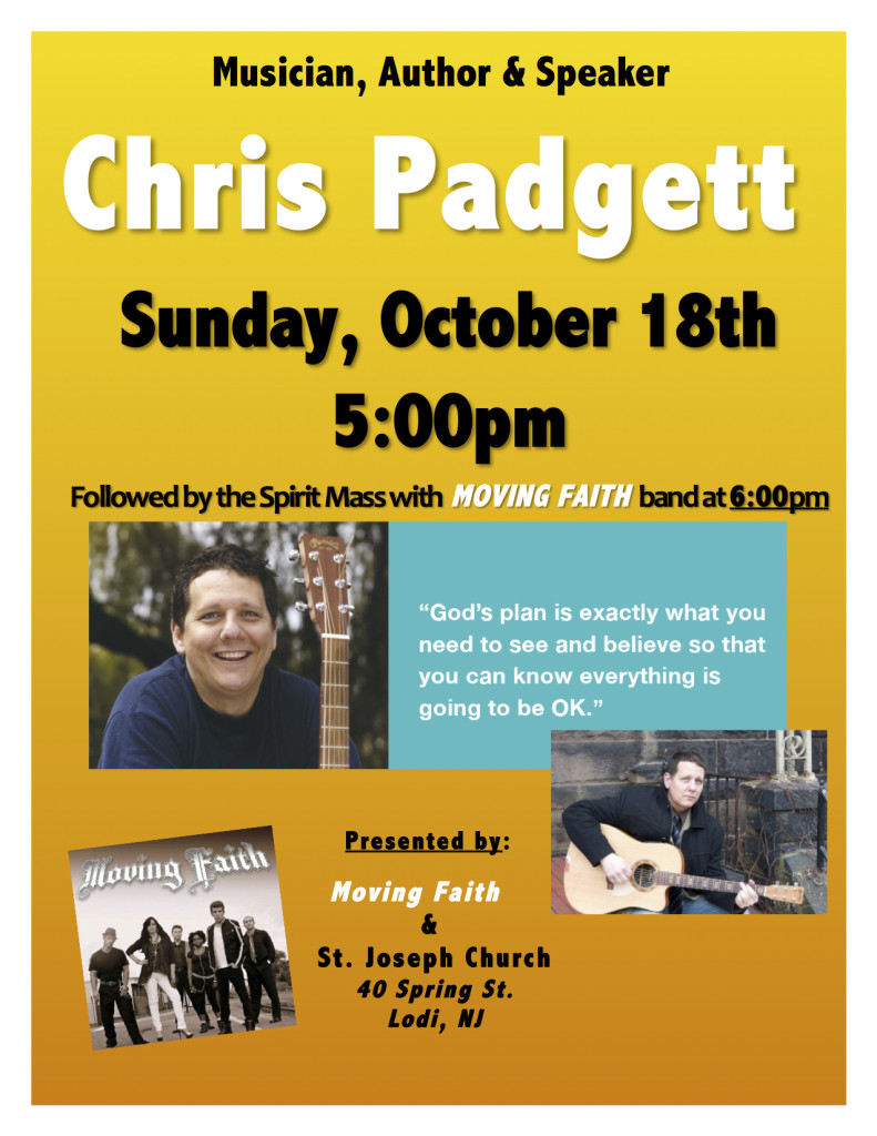 Chris Padgett: Catholic Musician, Author & Speaker